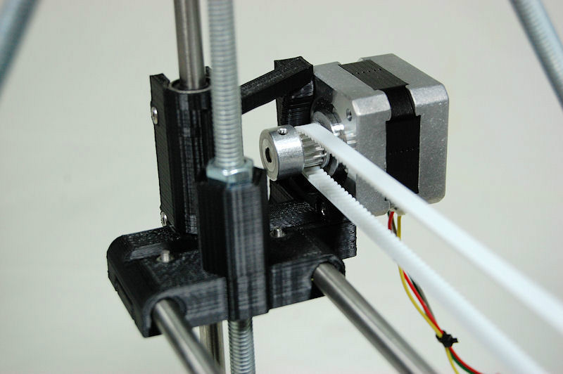 2 x Nema 17 Stepper Motors Timing Belt RepRap Makerbot Prusa Mendel 3D ...