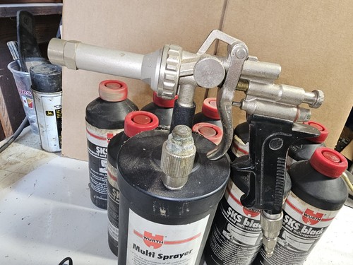 Wurth Multi Sprayer Application UBS Gun No 891 110 rustproofing& Blk ...