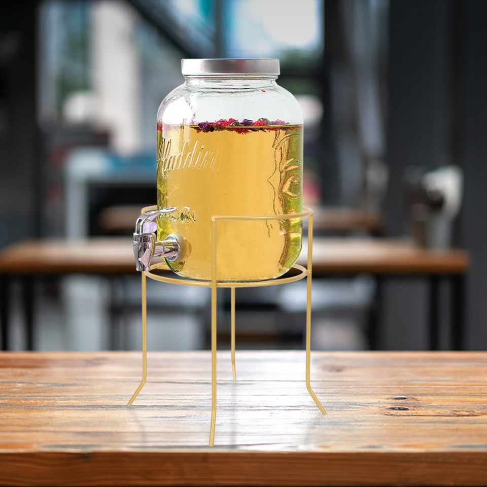 Drink Dispenser Holder Beer Bucket Holder Iron Stand for Bucket Wine ...