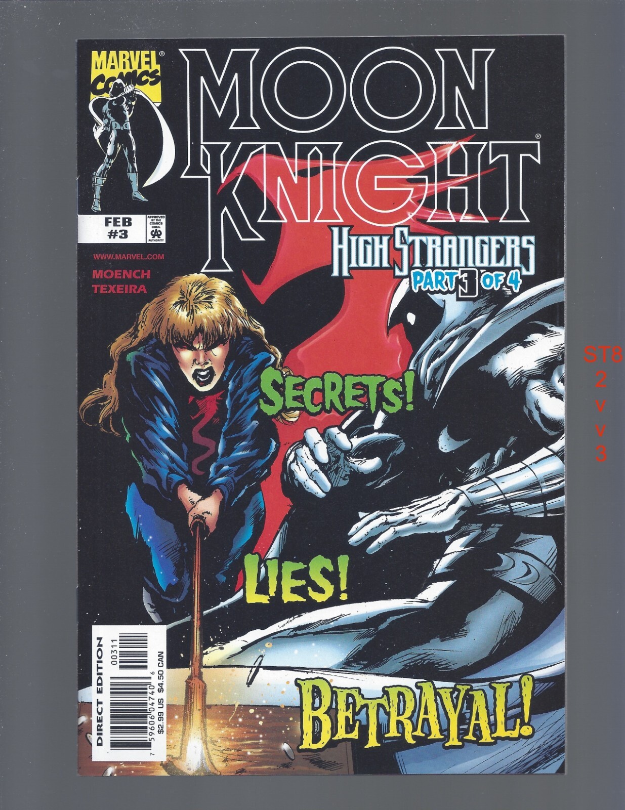 Moon Knight #3 VF/NM 1999 Marvel st823 | eBay