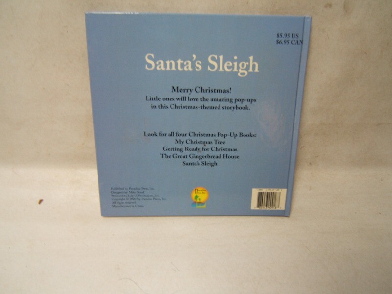 Santa's Sleigh Pop-Up book by Nancy Parent Illustrator Kevin Parks 2000 ...