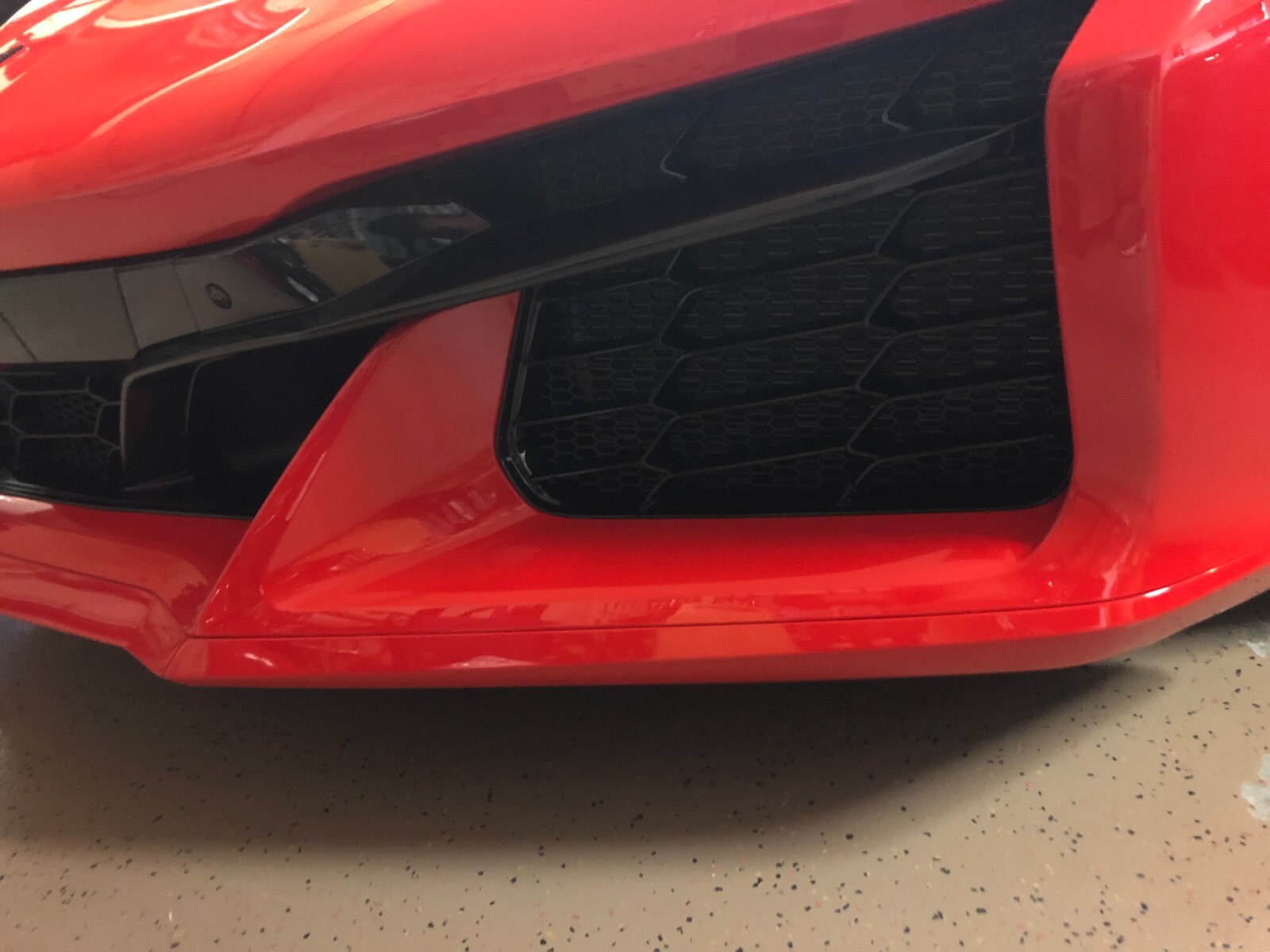 C8 Corvette Z06 Front Radiator Grill Guard Inserts ABS Plastic Fits ...