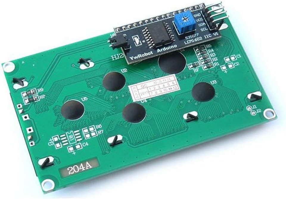 2004 20X4 LCD Display Screen Serial with I2C Adapter - Yellow Green ...