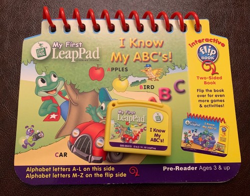 LeapFrog My First Leap Pad I Know My ABCs Pre-Reader Flip Book & Game ...