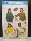Simplicity Jiffy Pattern 8088 Miss Size S (10-12) Knit Pullover Tops ...