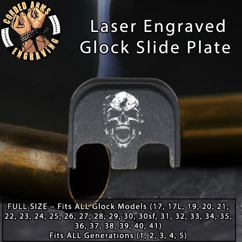 Mocking Skull - Glock Rear Slide Plate Back Plate for Full Sized Glocks ...