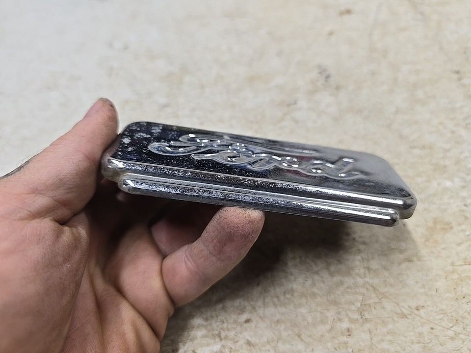 Original 1941 Ford Script Hood Trim Emblem 11C-16606-B | eBay