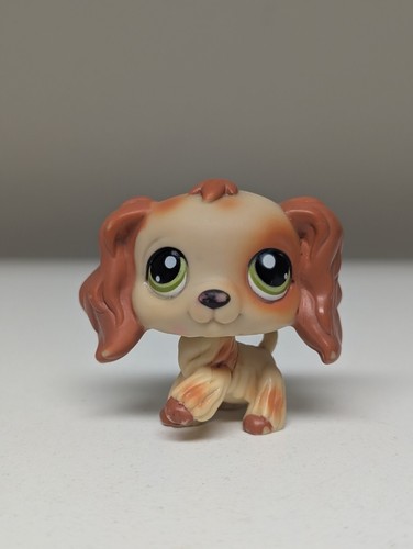 AUTHENTIC LPS Puzzle Spaniel No # Number Red Tan Littlest Pet Shop ...