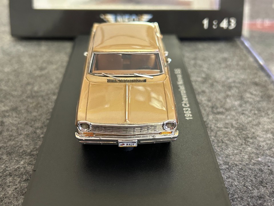NEO 1/43 Chevrolet Nova SS 1963 Resin Models Car Colllection--Golden ...