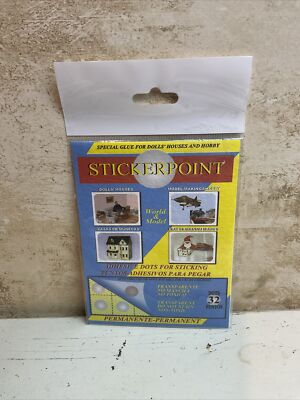 STICKERPOINT MODELLING AND DOLLS HOUSE STICKY DOTS 32, New | eBay Australia