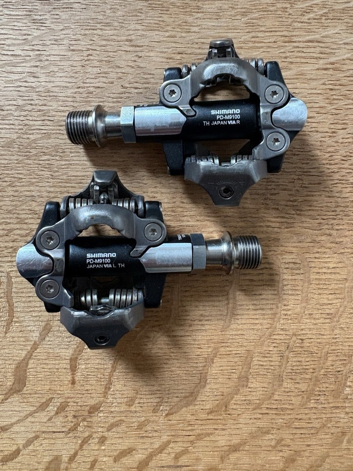Shimano XTR SPD Race Pedals PDM9100S Short Axle XC Narrow Q Factor ...