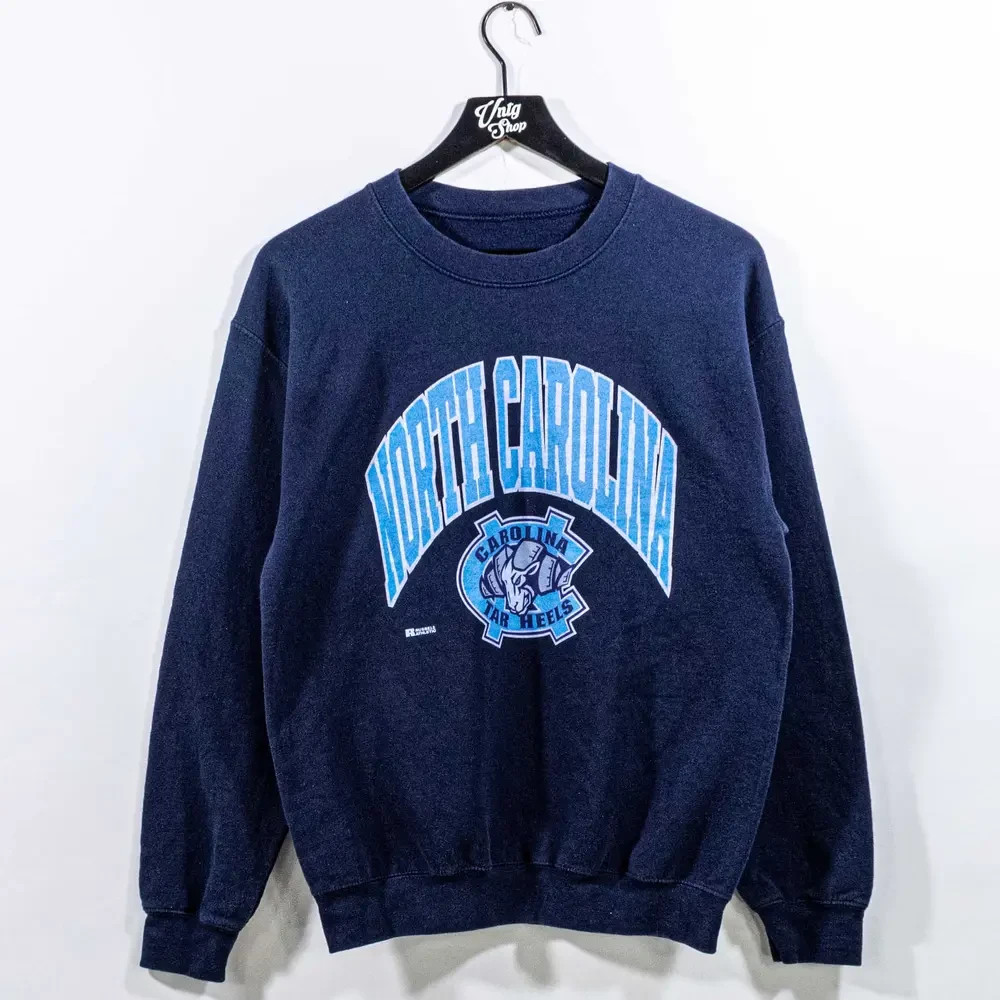 UNC North Carolina Tar Heels Sweatshirt Navy Color Reprint AN64005 | eBay