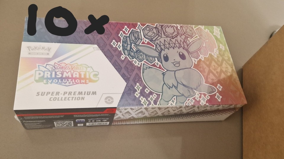 10x Pokemon TCG Prismatic SPC - New Sealed - In Hand Special Premium ...