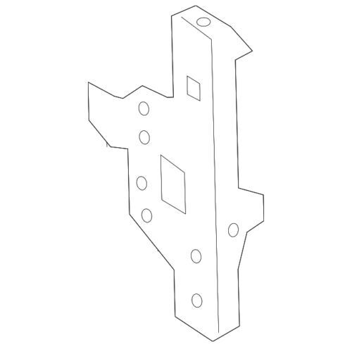 Genuine Nissan 2012-2023 Maxima Altima Radiator Support Plate Left ...