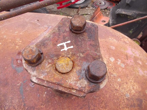 Farmall H IH tractor Original drawbar tongue hitch main anchor bracket ...