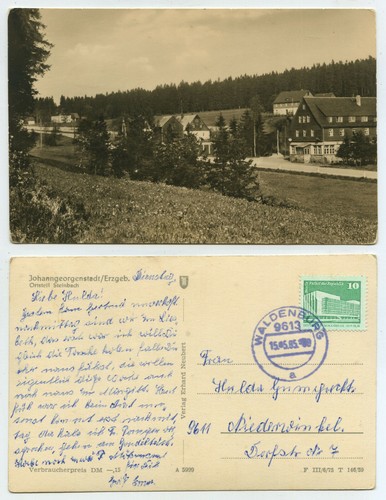 63606 - Johanngeorgenstadt OT Steinbach - Foto real - Postal, usada el ...