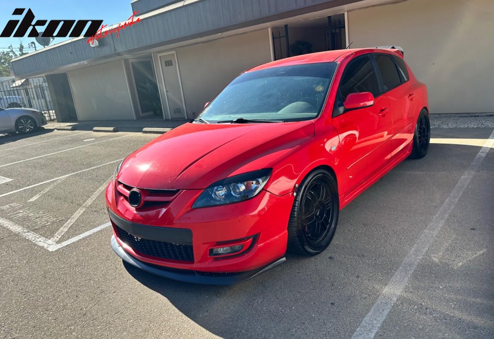 2007-2009 MazdaSpeed 3 2004-2008 Mazda 6 S/i Front Bumper Lip Spoiler ...