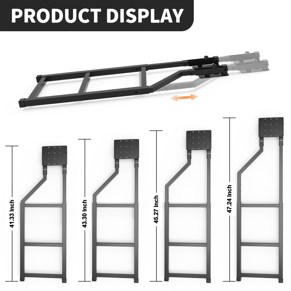 Universal Tailgate Ladder Adjustable Rear Gate Step Ladders for Pickup ...