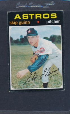 1971 Topps #741 Skip Guinn Astros VG *1114 | eBay