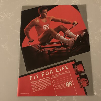 1985 DP Fitness Print Ad Original Vintage Fit For Life BodyTone 300 ...