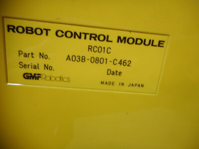 FANUC -- GMF ROBOTICS -- RC01C CONTROL MODULE -- A03B-0801-C462 | eBay ...