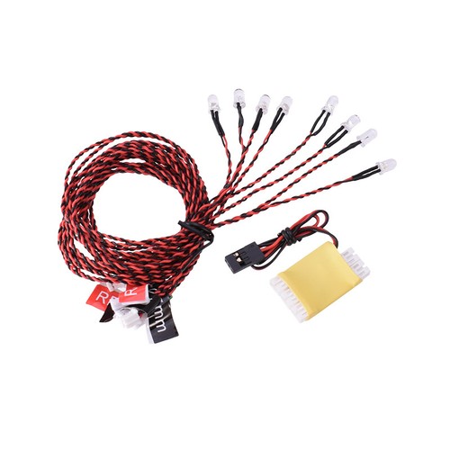 RC LED Light Kit For RC Helicopter Airplane Realistic Simulation ...