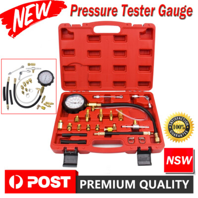 140 PSI Engine Oil Pressure Test Kit Gauge Diagnostic Tester Dectector ...