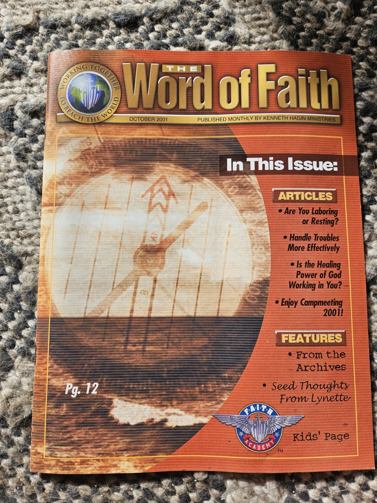 The Word of Faith by Kenneth Hagin Ministries Magazine October 2001 | eBay