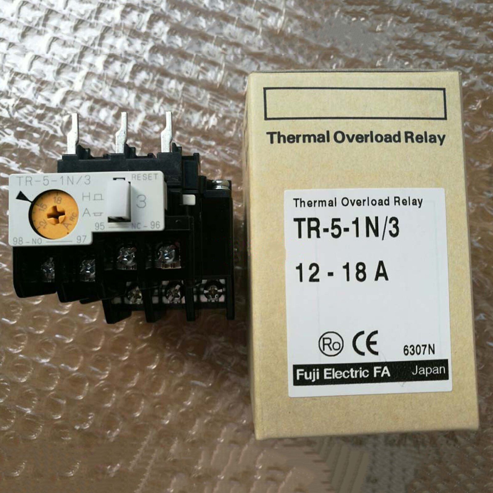 Brand New For FUJI TR-5-1N/3 12-18A Thermal Overload Relay PLC FREE ...