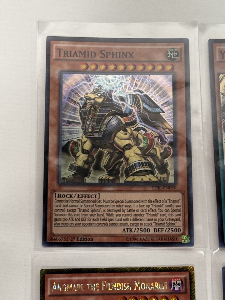 Yugioh Lot: Triamid Sphinx TDIL-EN030 Dragunity Legionnaire Angmarl 1st ...
