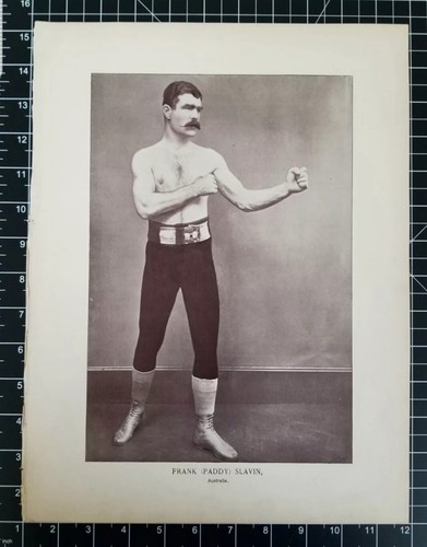 🔥🔥Frank Slavin, 1894 Lithograph, Allen & Ginter Or Ogden's Style Photo🔥 ...