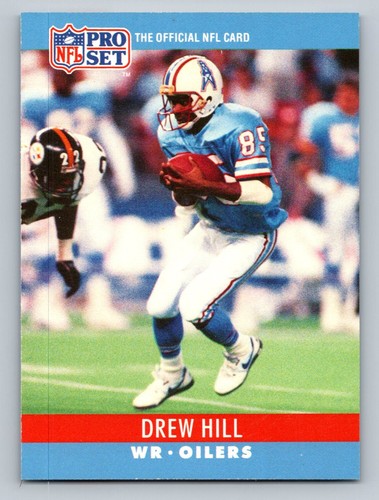 1990 Pro Set #122 Drew Hill Houston Oilers | eBay