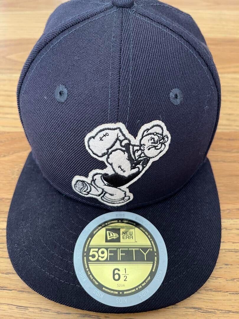 Rare NEW ERA 59FIFTY POPEYE CAP HAT 6 1/2 (52cm) KIDS - Gem