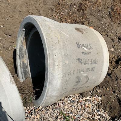 2No 600mm dia concrete rocker pipe 600mm long | eBay UK