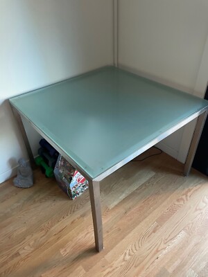 Small Glass DWR MIN Dining Table | eBay