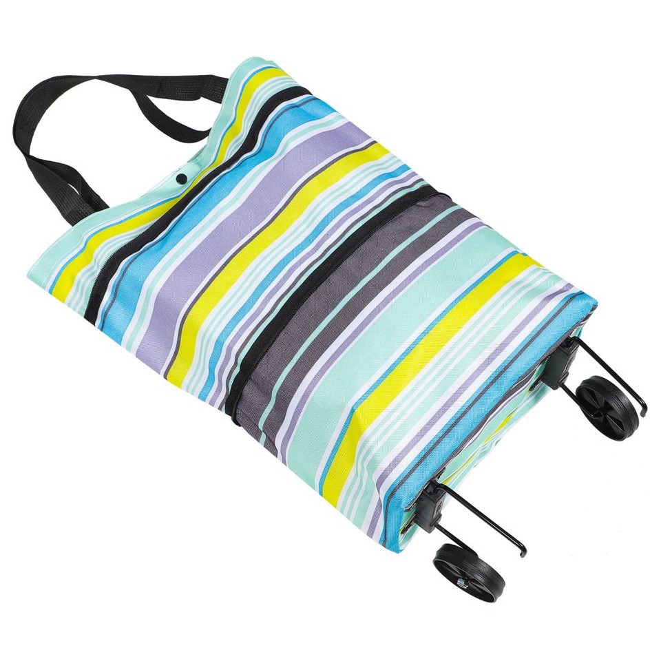 Trolley Bag Shopping with Wheels Foldable Tote Reusable Grocery Bags | eBay