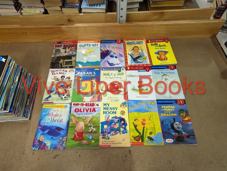 Huge Lot of 100 Step Into Reading Level 1 2 3 Books - My First - I Can ...