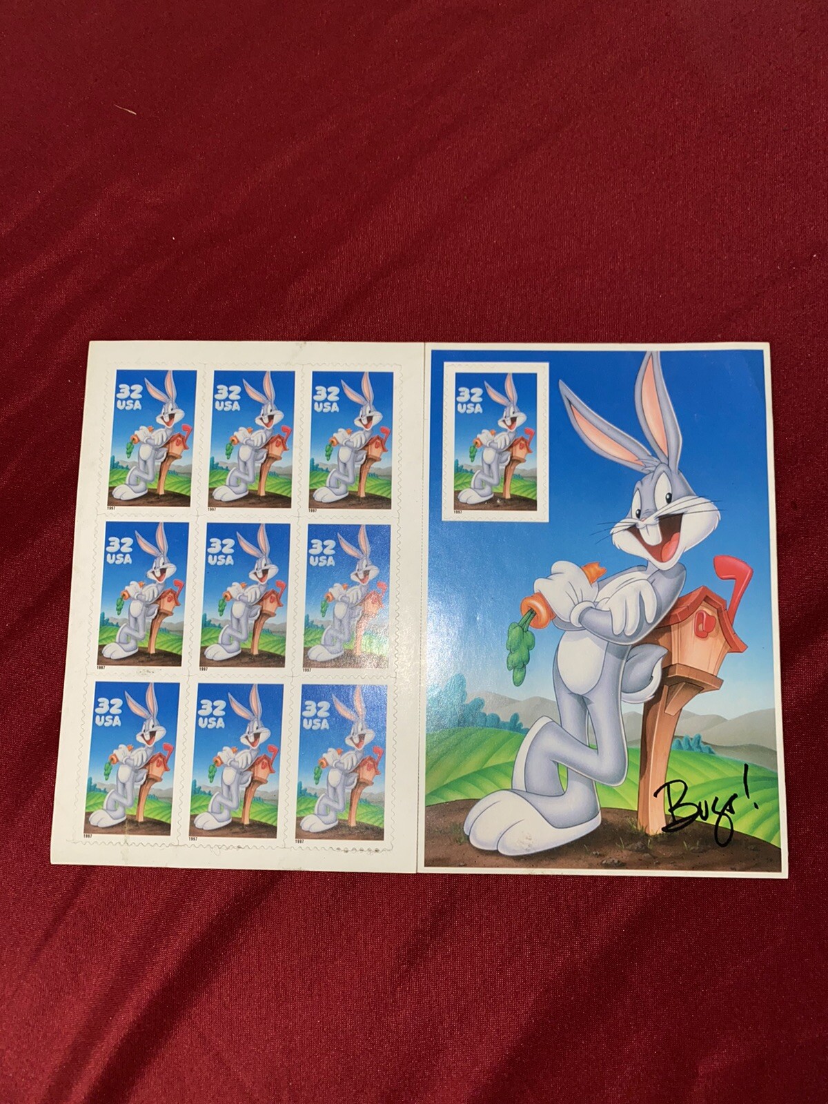 1997 32 cent Bugs Bunny full Sheet of 10 Scott #3137, Mint NH | eBay