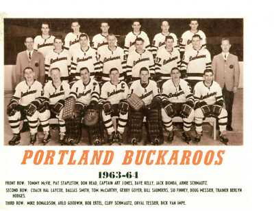 1963 1964 PORTLAND BUCKAROOS 8X10 TEAM PHOTO OREGON WHL USA HOCKEY | eBay