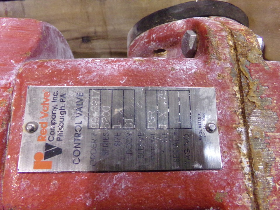 Red Valve Co 98-8217 Series 5200 Pinch Valve *FREE SHIPPING* | eBay