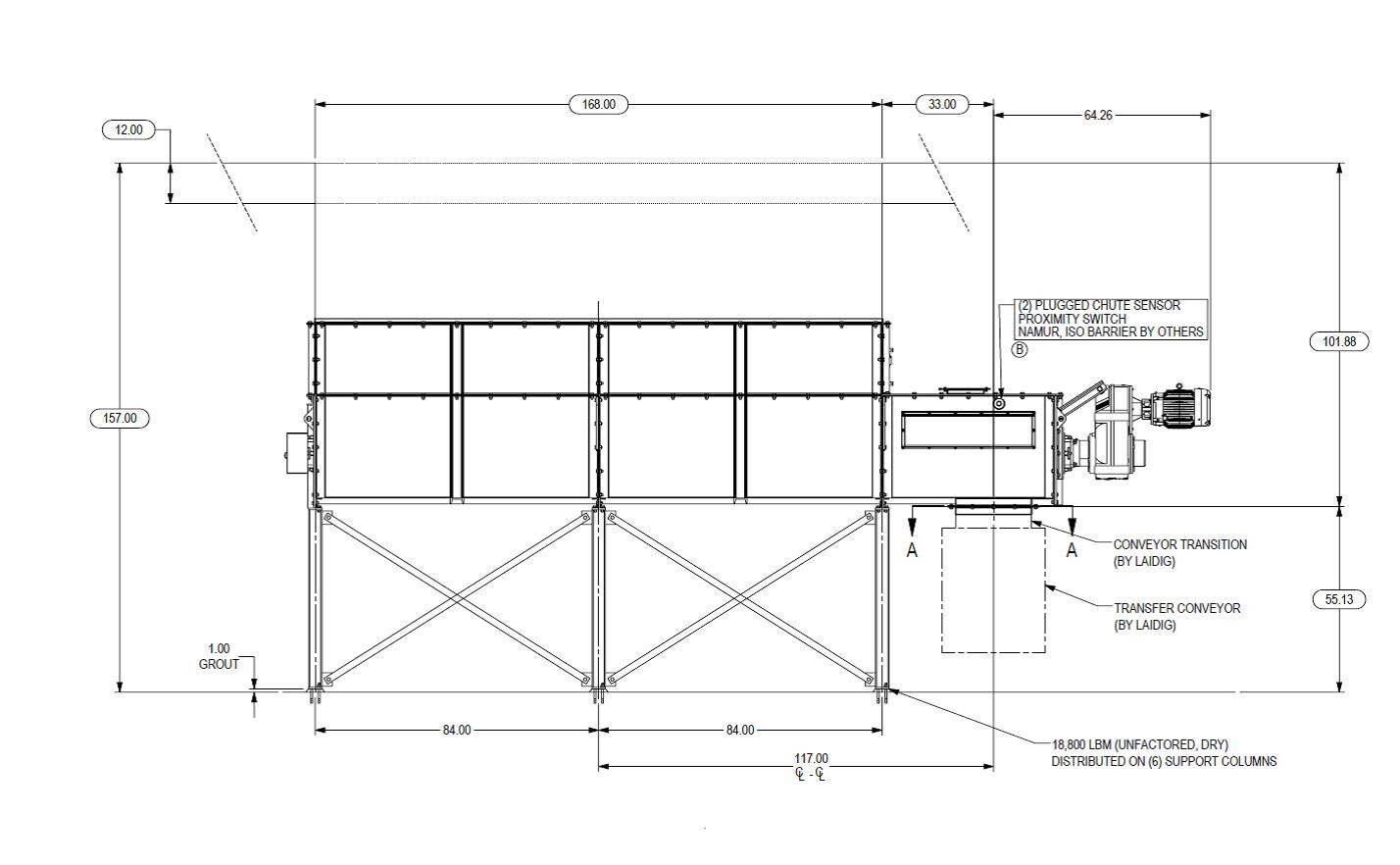 Laidig 14'x14' Multi-Screw (Auger) Receiving Pit System - New Surplus ...
