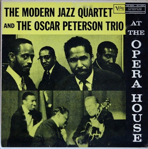 MOD. JAZZ QUARTET & THE OSCAR PETERSON TRIO AT THE OPERA HOUSE 1957 MG ...