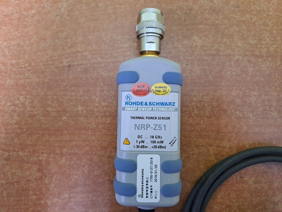 R&S NRP-Z51 Thermal Power Sensor DC-18 GHz | eBay