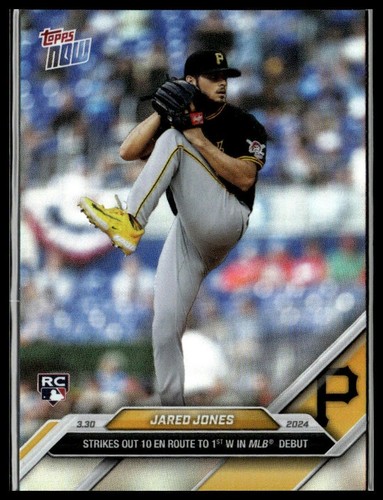 2024 Topps Now 23 SP Jared Jones Pittsburgh Pirates Image Variation ...