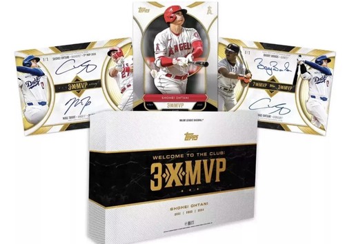 2025 Topps Welcome to the Club: 3X MVP Shohei Ohtani Hobby Box Factory ...