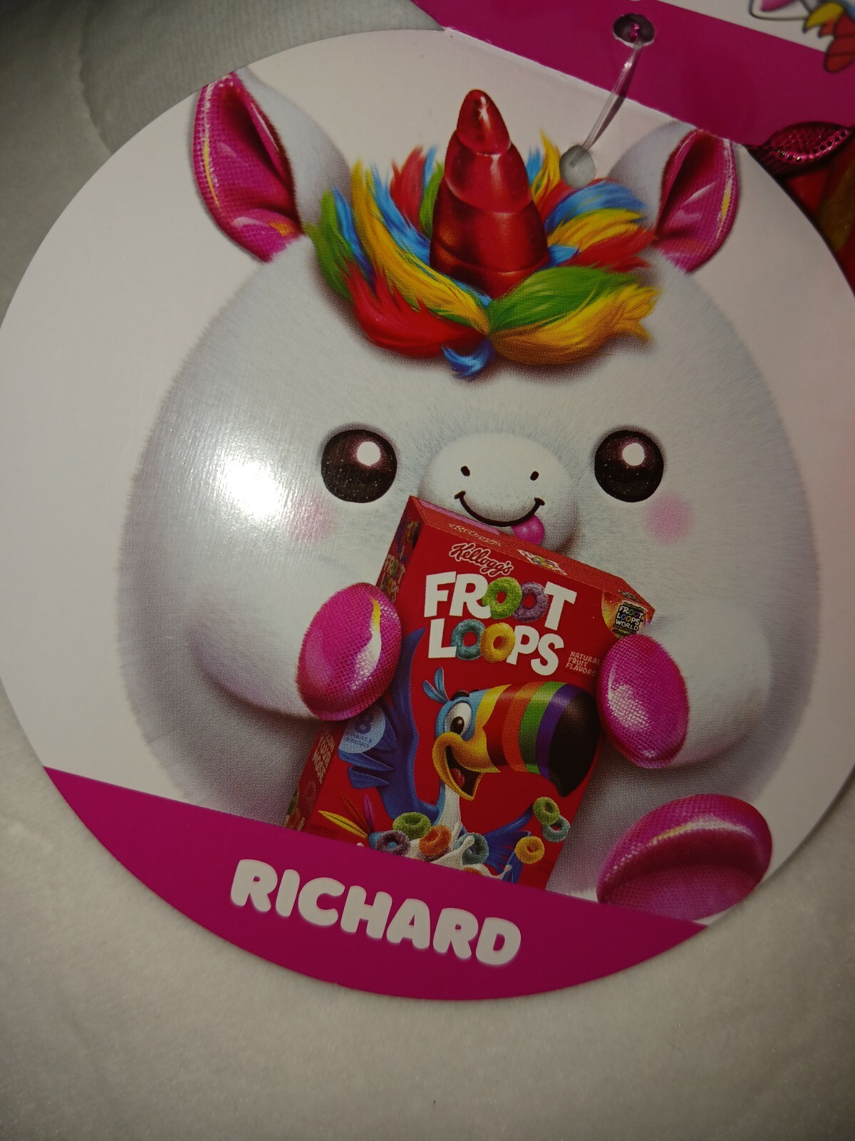 NWT Zuru Snackle Richard The Unicorn 14” Plush w/ FROOT LOOPS Snackles ...