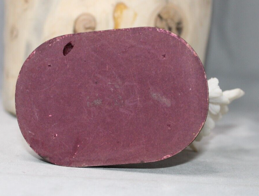 Meerchi pair of white doves purple flower underneath on Wooden Stand 4 ...