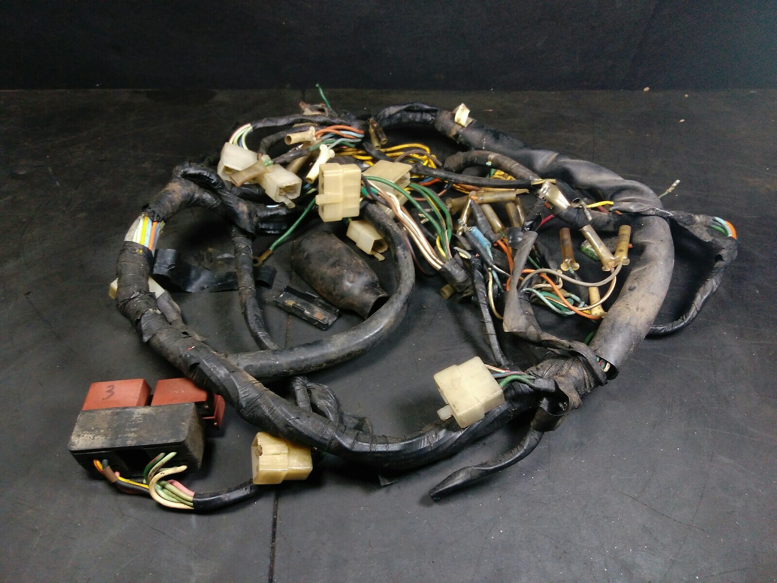 1976 Honda Goldwing GL1000 GL 1000 wire wiring harness oem 76 PARTS ...