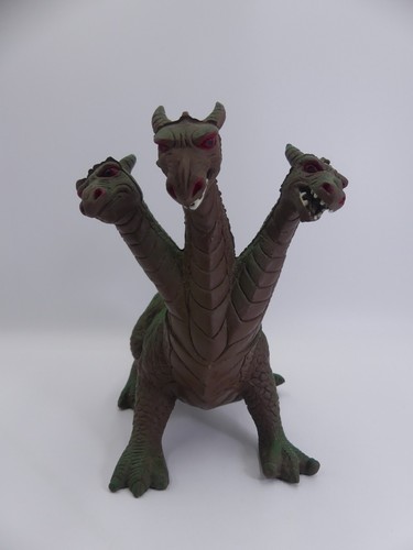 Vintage Hydra, 3 Headed Dragon Figure - Chitech Industries 1984 Hong ...