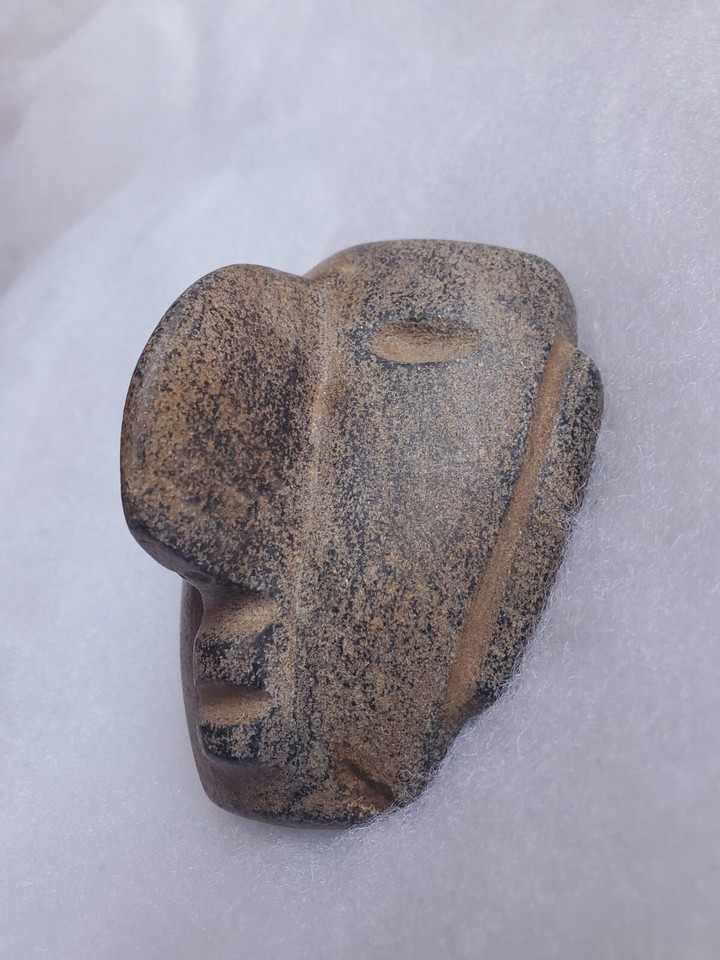 Precolumbian Sultepec/Chontal Stone Maskette | eBay